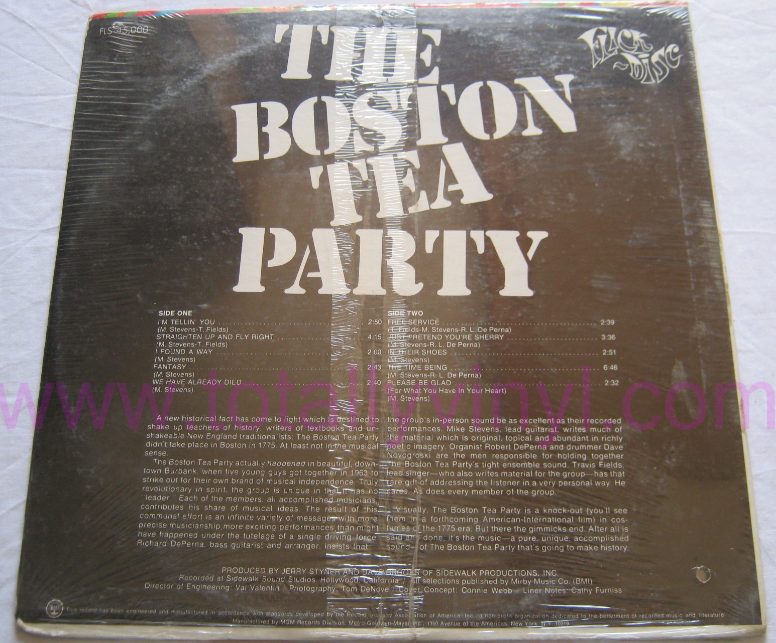 Totally Vinyl Records || Boston Tea Party, The - The Boston Tea Party LP