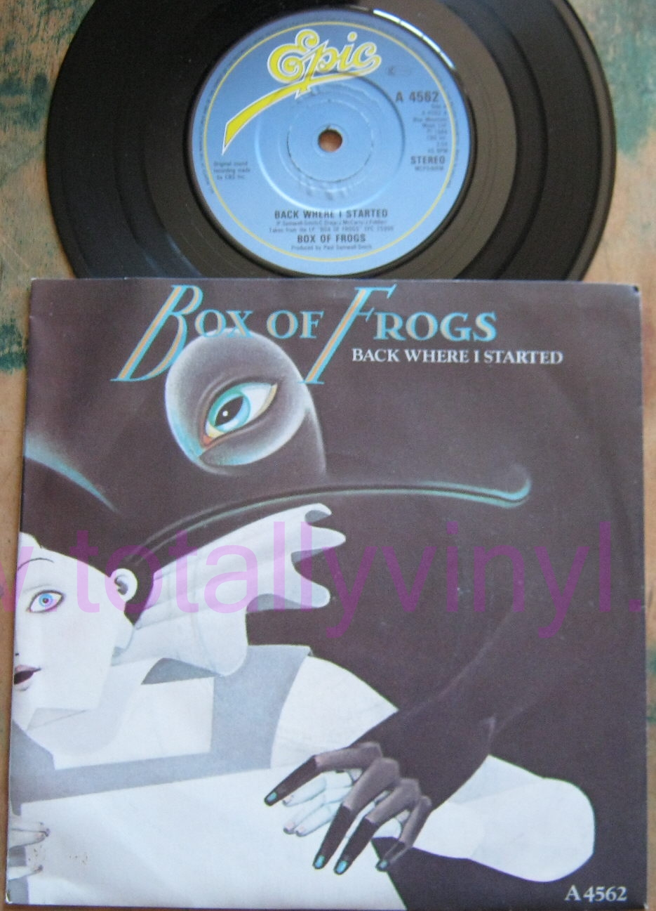 Totally Vinyl Records || Box of Frogs - Back where I started 7 inch