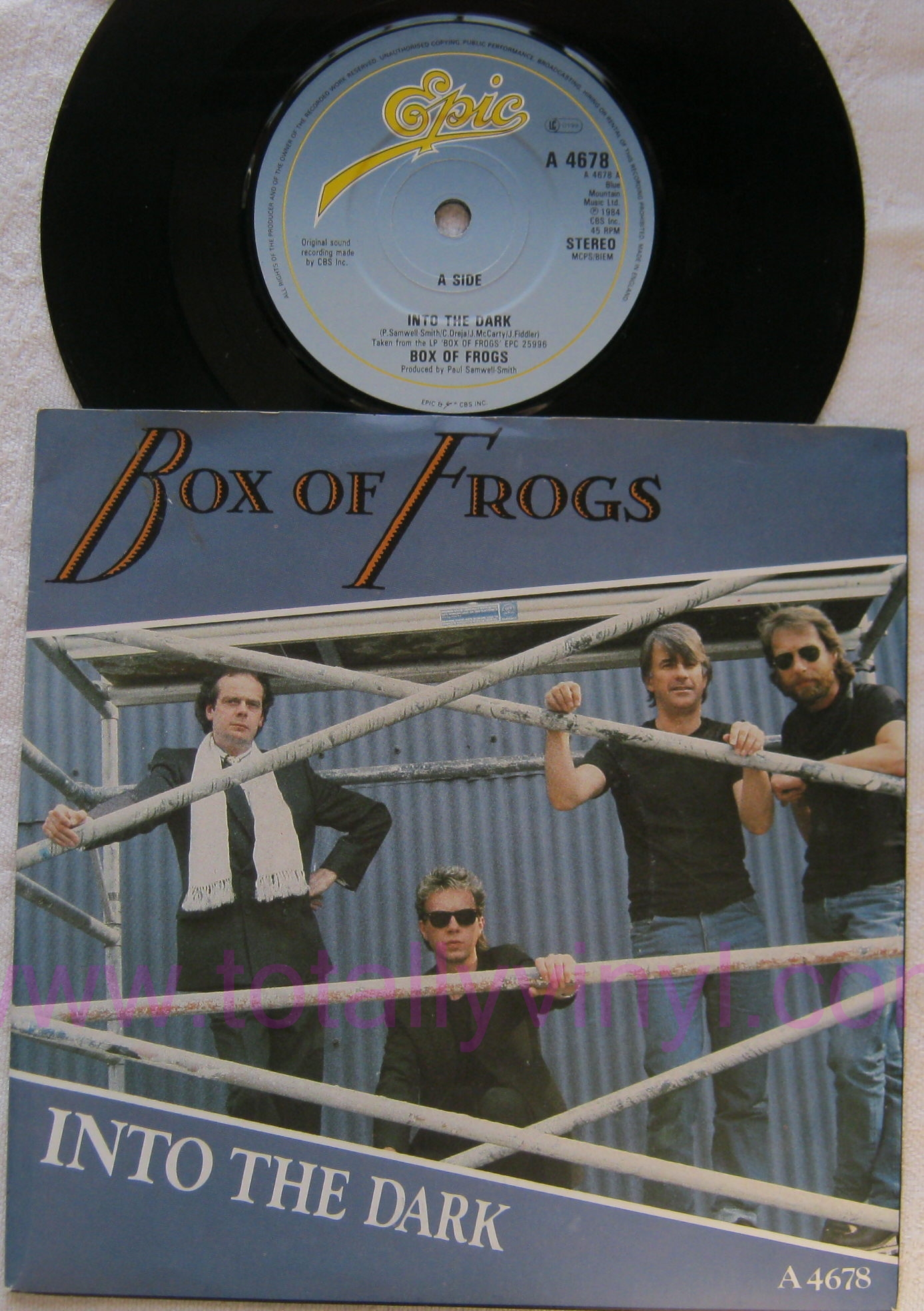 Totally Vinyl Records || Box of Frogs - Into the dark 7 inch