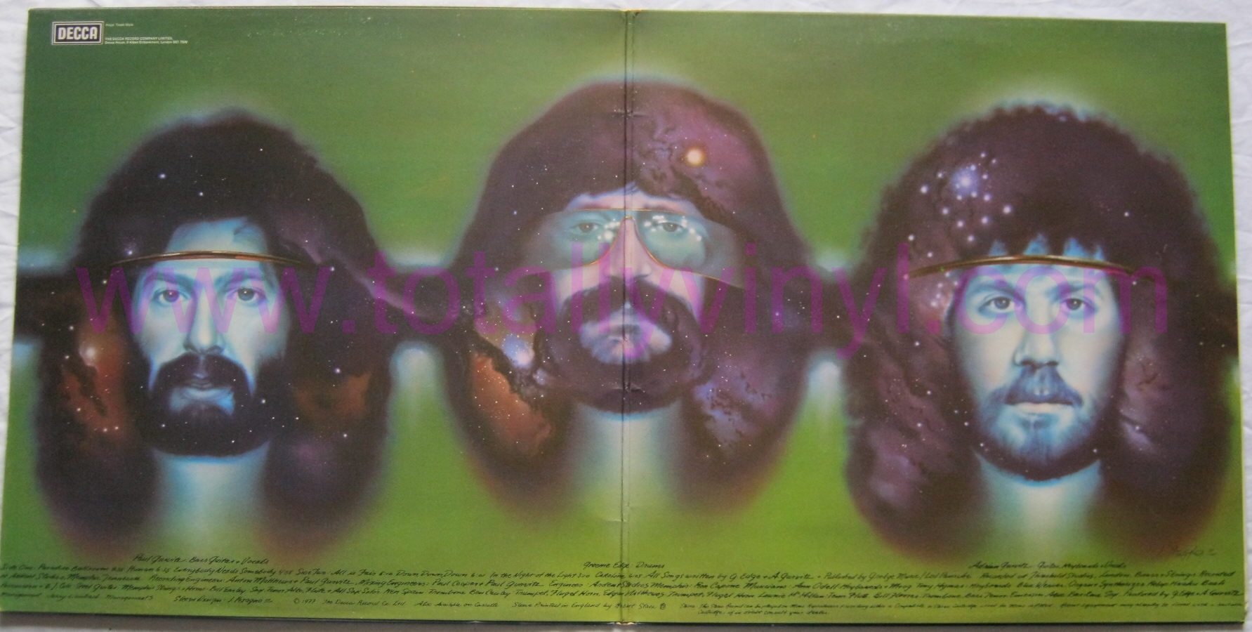 Totally Vinyl Records || Edge Band featuring Adrian Gurvitz, Graeme ...