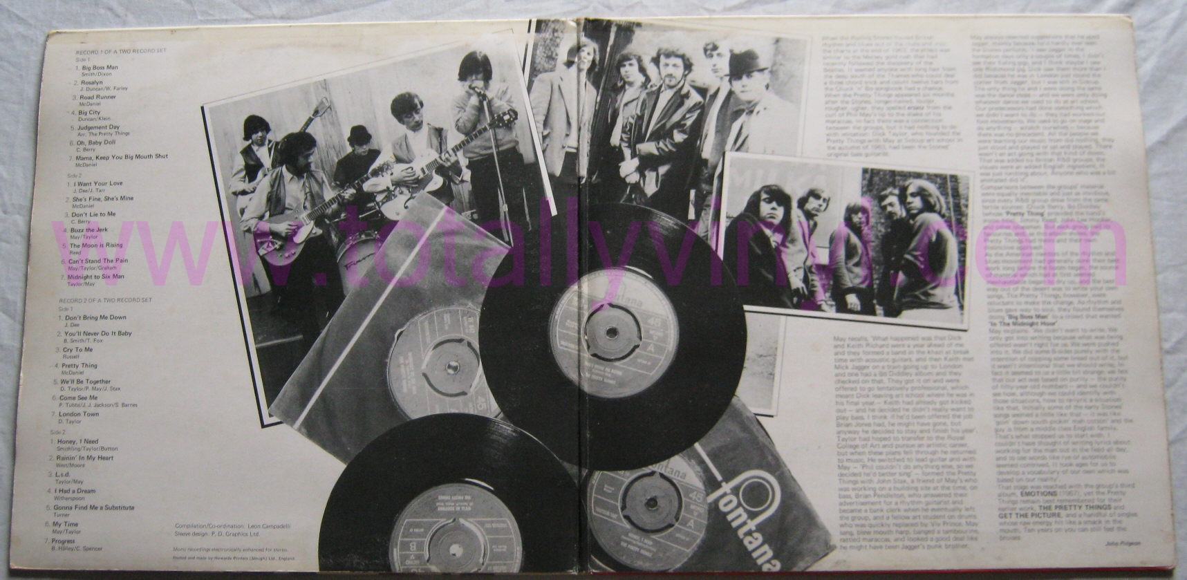 Totally Vinyl Records || Pretty Things, The - Greatest hits-1964-1967 ...
