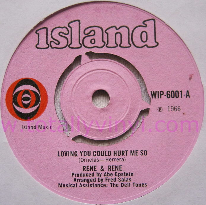 Totally Vinyl Records || Rene & Rene - Loving you could hurt me so 7 inch