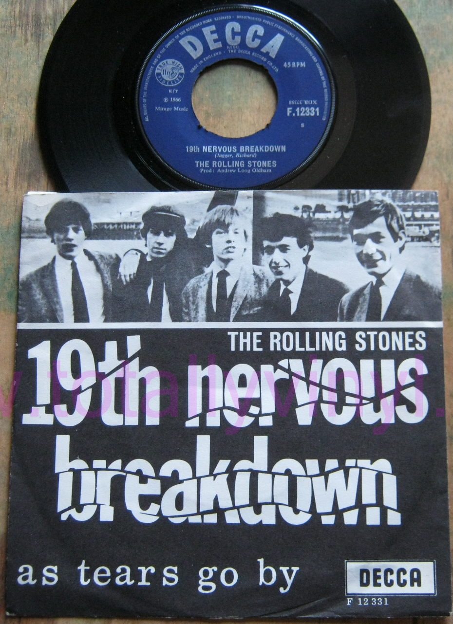 Totally Vinyl Records || Rolling Stones, The - 19th nervous breakdown 7 ...