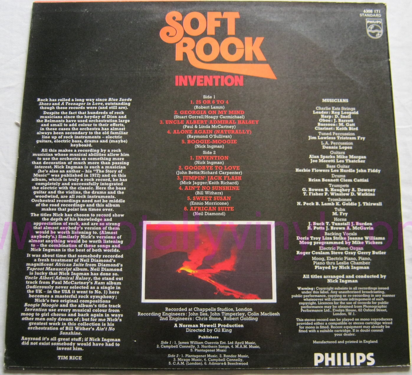 Totally Vinyl Records || Soft Rock - Invention LP