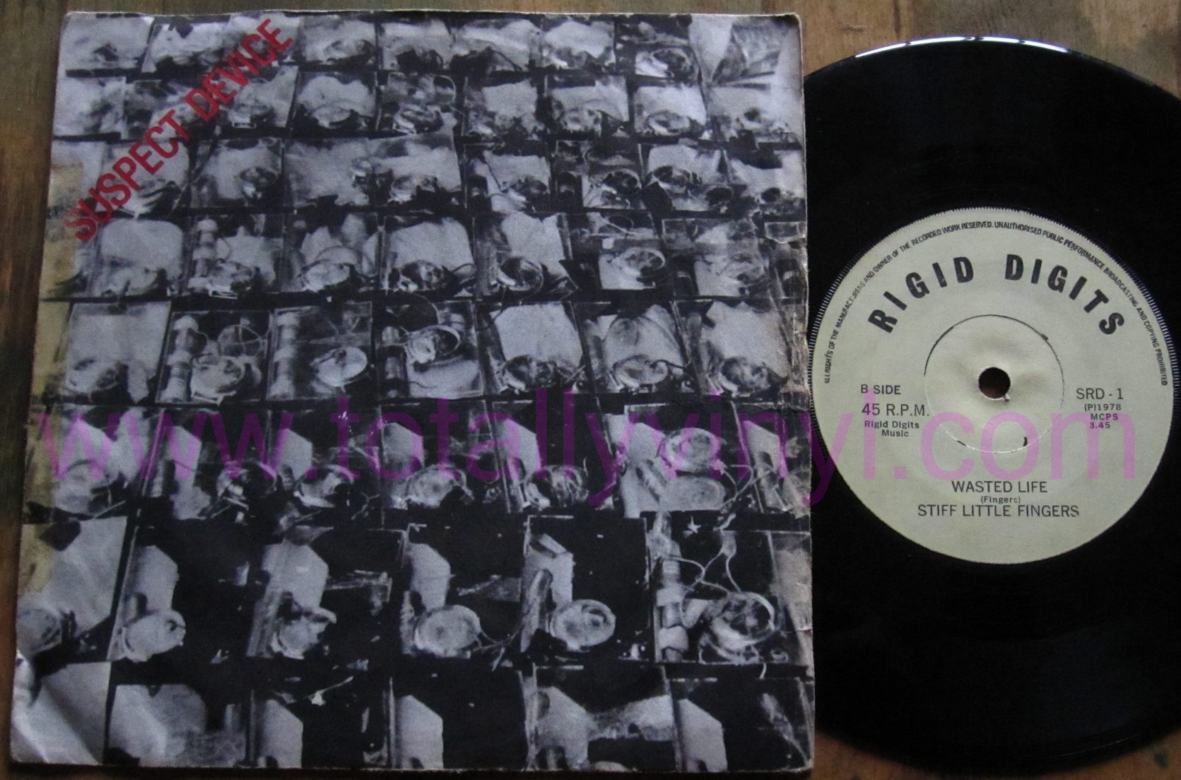 Totally Vinyl Records || Stiff Little Fingers - Suspect device / Wasted ...