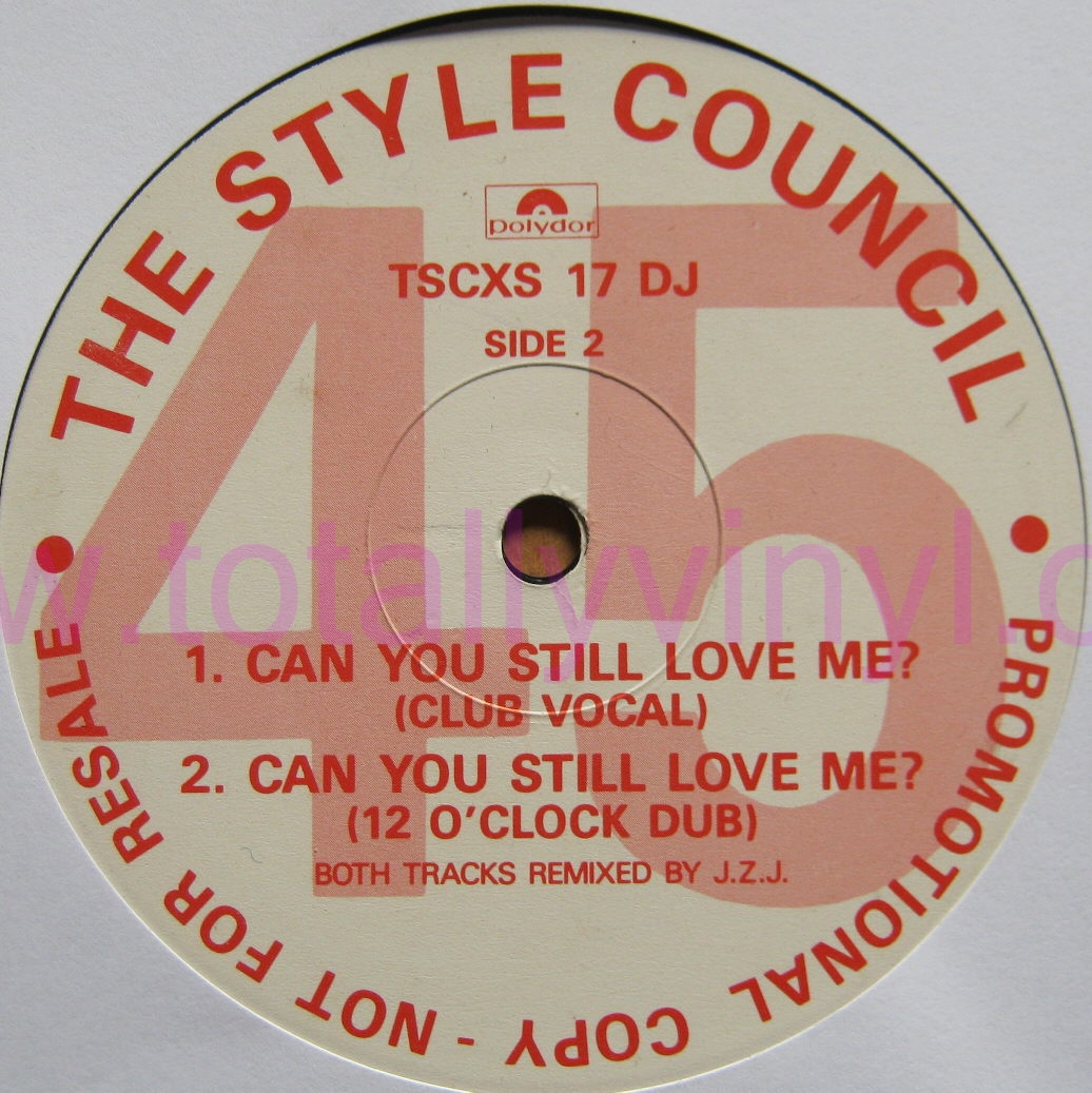 Totally Vinyl Records || Style Council - Promised land (joe Smooth's ...