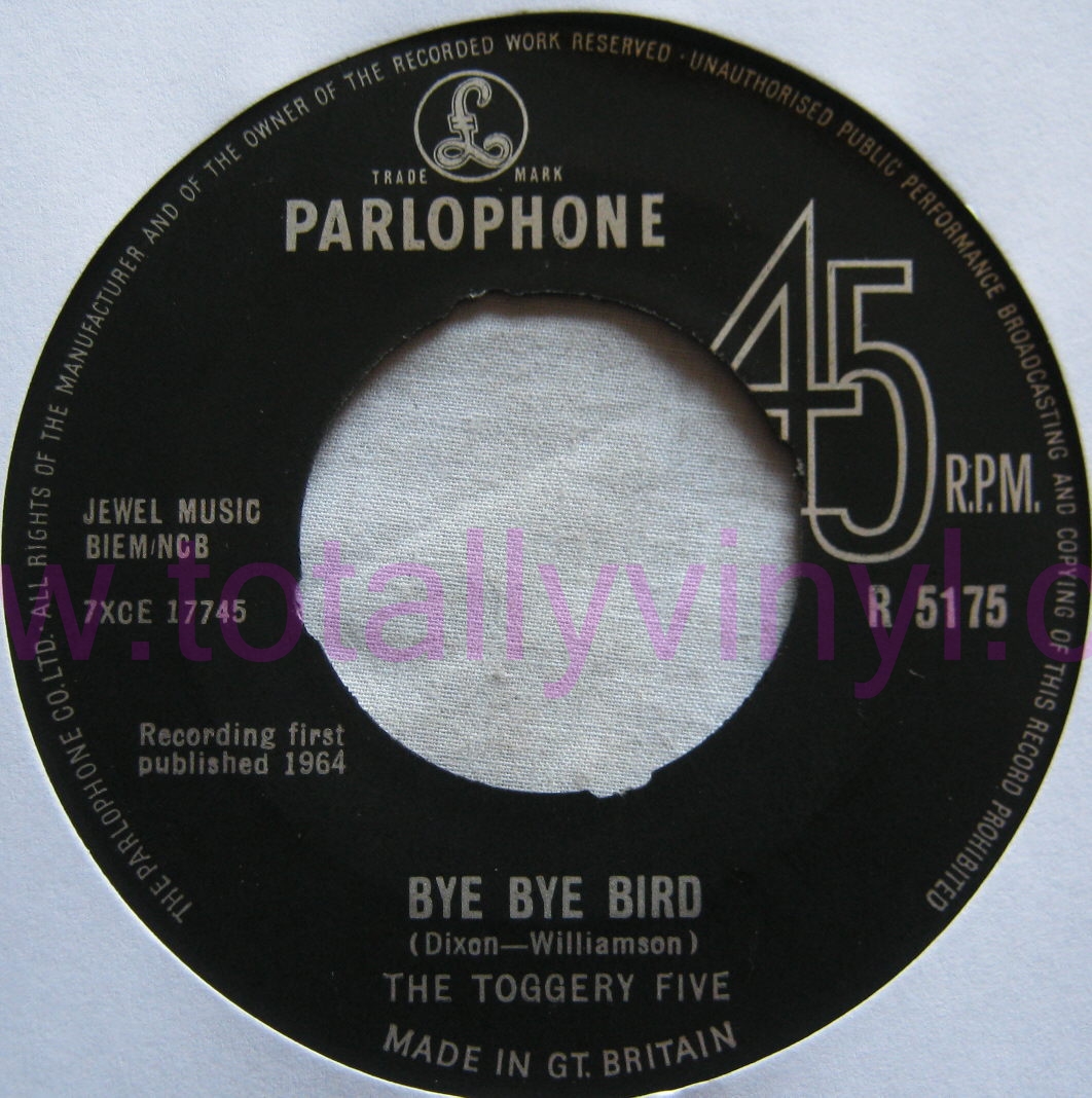 Totally Vinyl Records || Toggery Five, The - I'm gonna jump 7 inch
