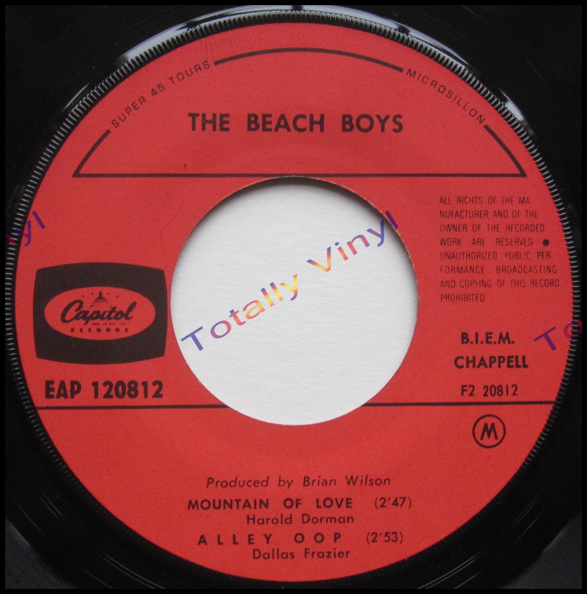 Totally Vinyl Records || Beach Boys, The - EP: Sloop John B / You're so good to me / Mountain of ...