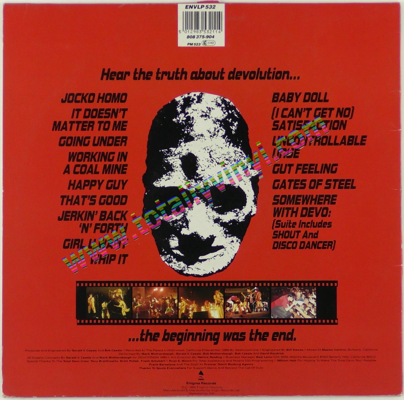 Totally Vinyl Records || Devo - Now it can be told Devo at the palace 12/9/88 LP LP x 2