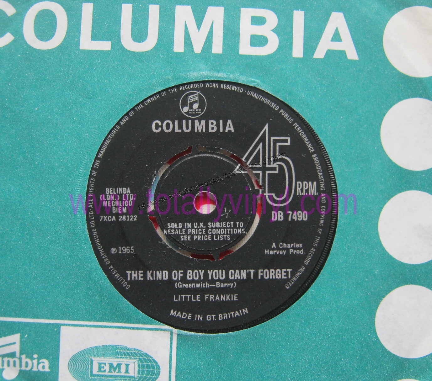 Totally Vinyl Records || Little Frankie - The kind of boy you can't ...