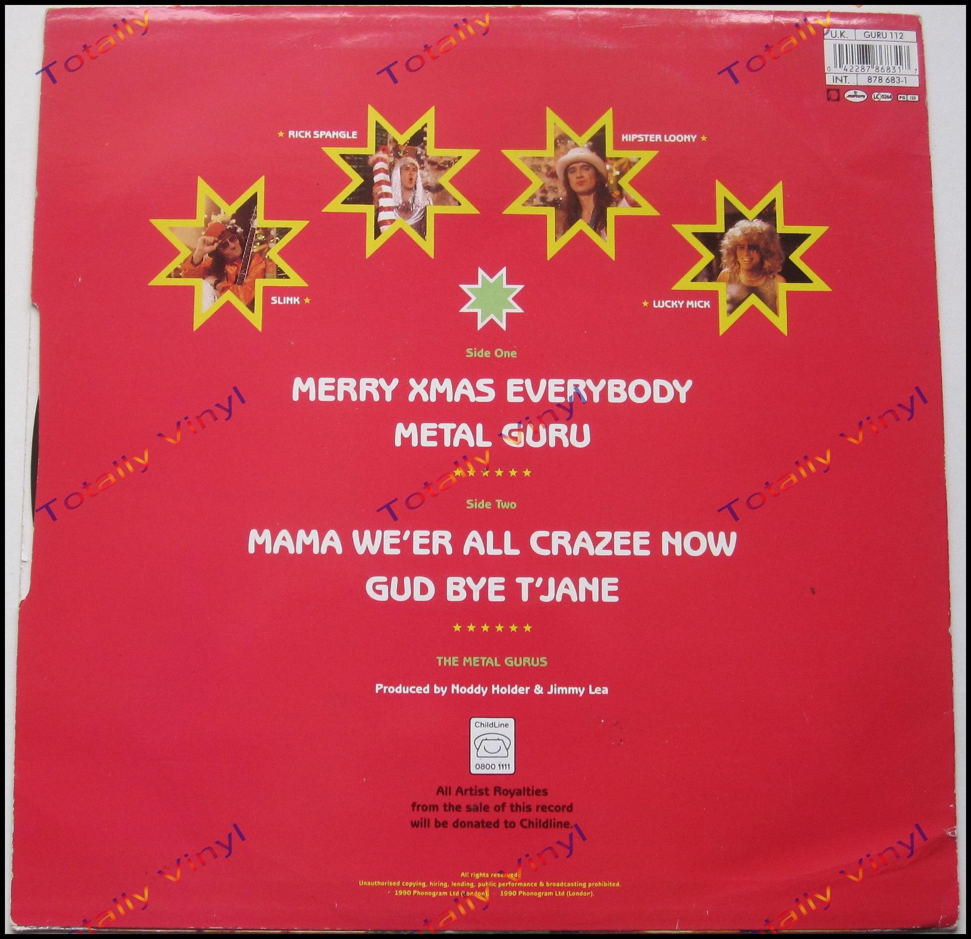 Totally Vinyl Records || Metal Gurus, The - Merry xmas everybody/Metal ...
