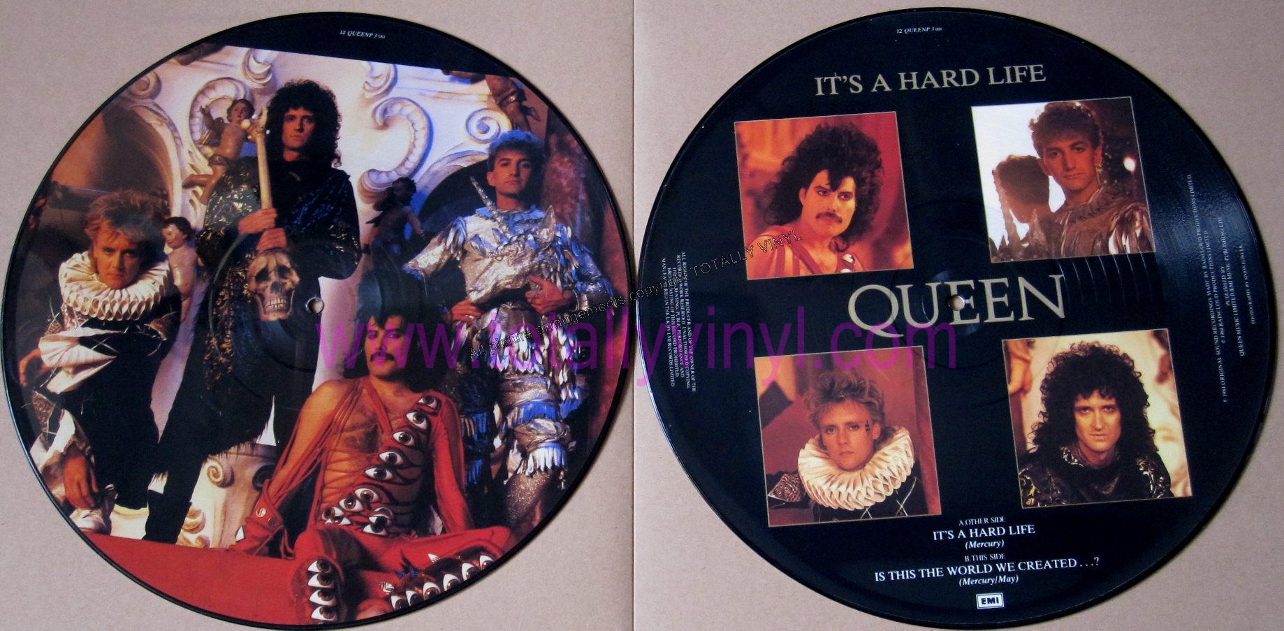 Totally Vinyl Records || Queen - It's a hard life(extended) 12 inch ...