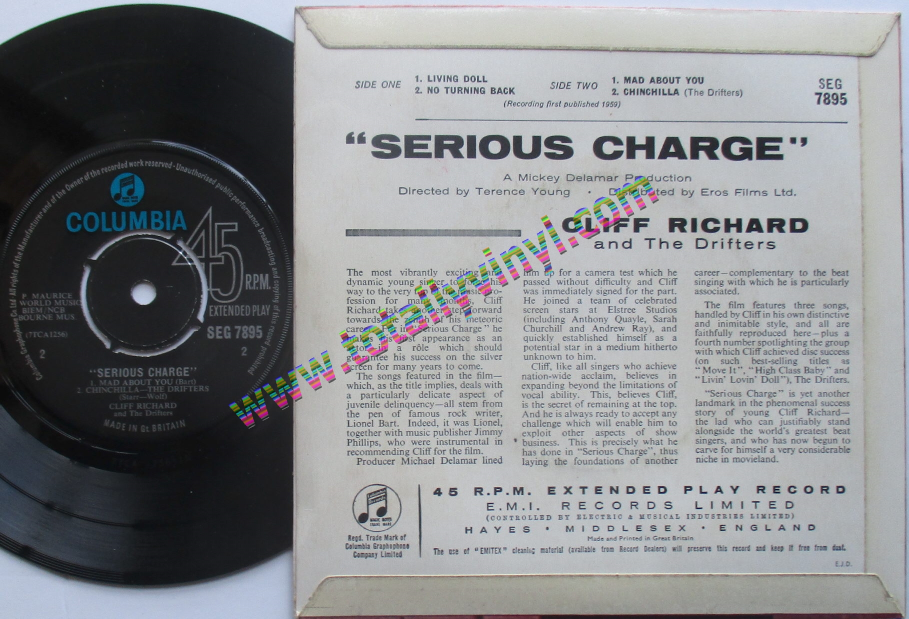 Totally Vinyl Records || Richard and the Drifters, Cliff - Serious ...
