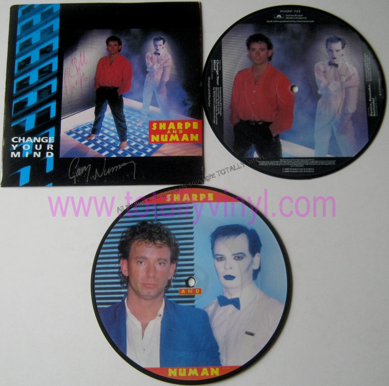 Totally Vinyl Records || Sharpe and Numan - Change your mind 7 inch ...